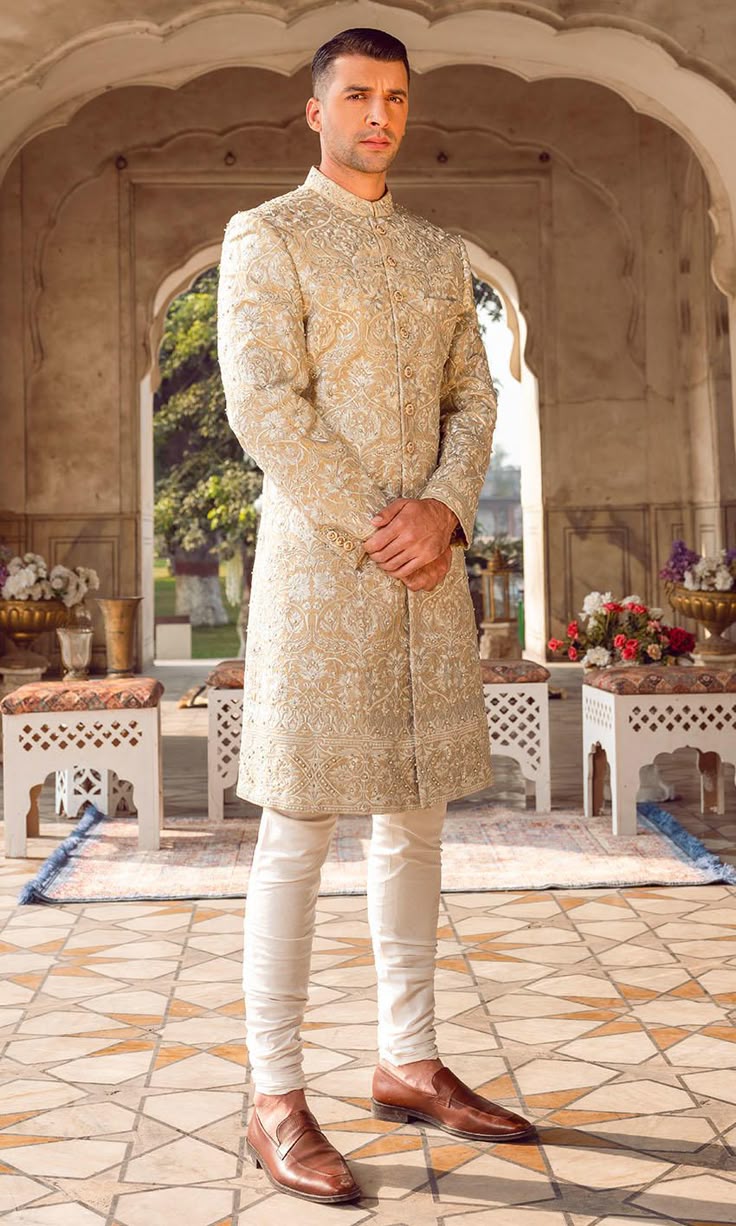 Stylish Grooms Embracing Neutrals: A Perfect Wedding Day Look - Armour ...